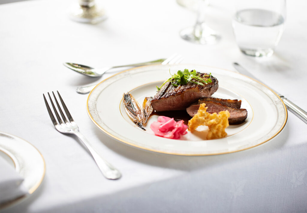 Sample Menus at Signal Restaurant, Station House Hotel